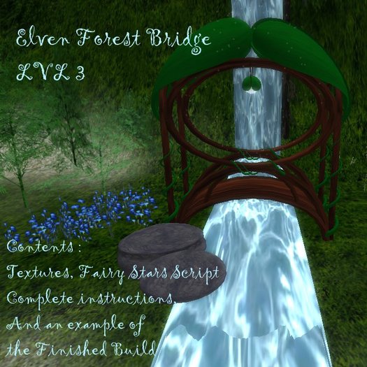 Second Life Marketplace - LVL3 - Elven Forest Bridge Class - Building Tutorial